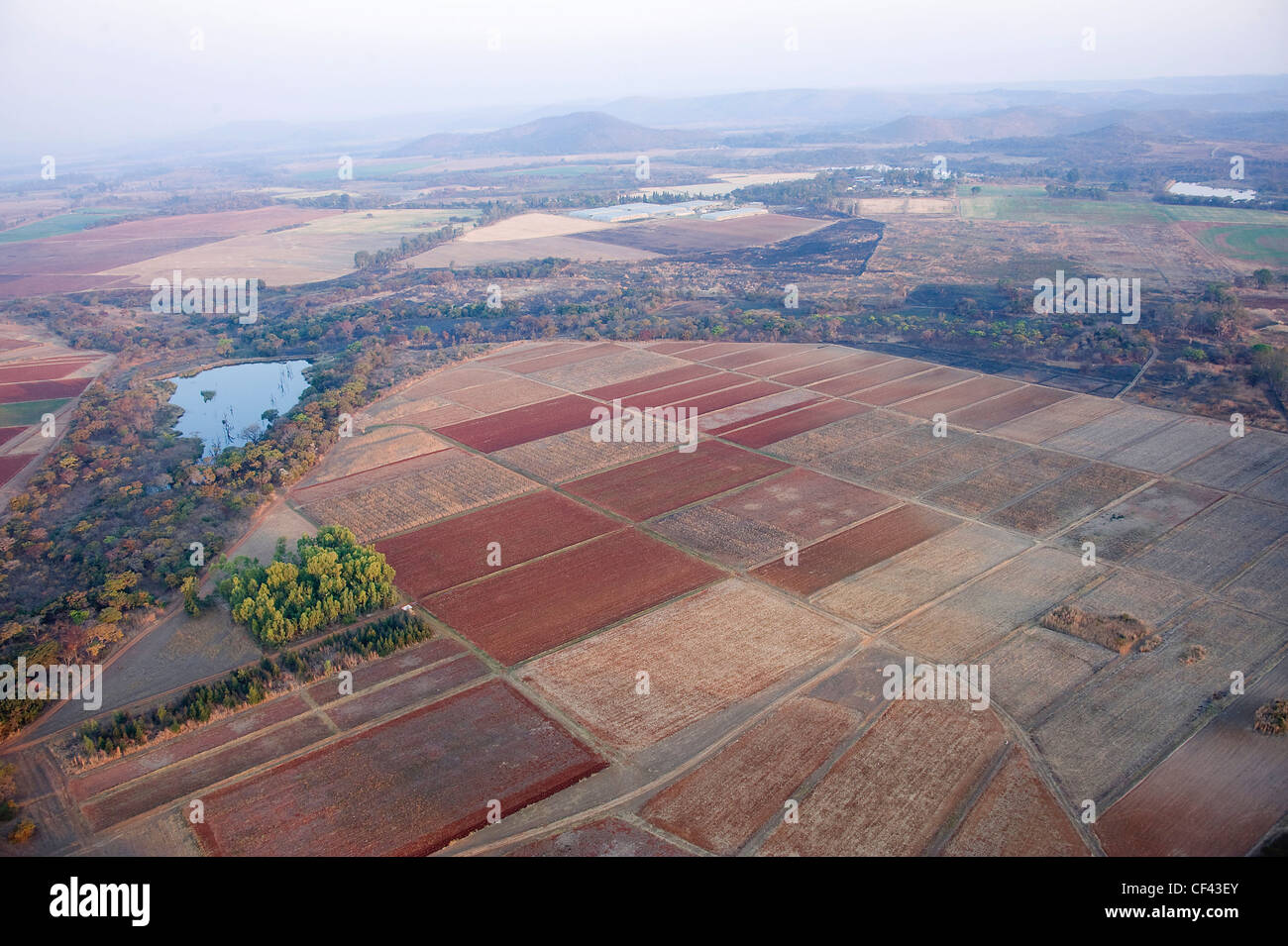 Stunning aerial images of Zimbabwe's diverse landscape Stock Photo - Alamy