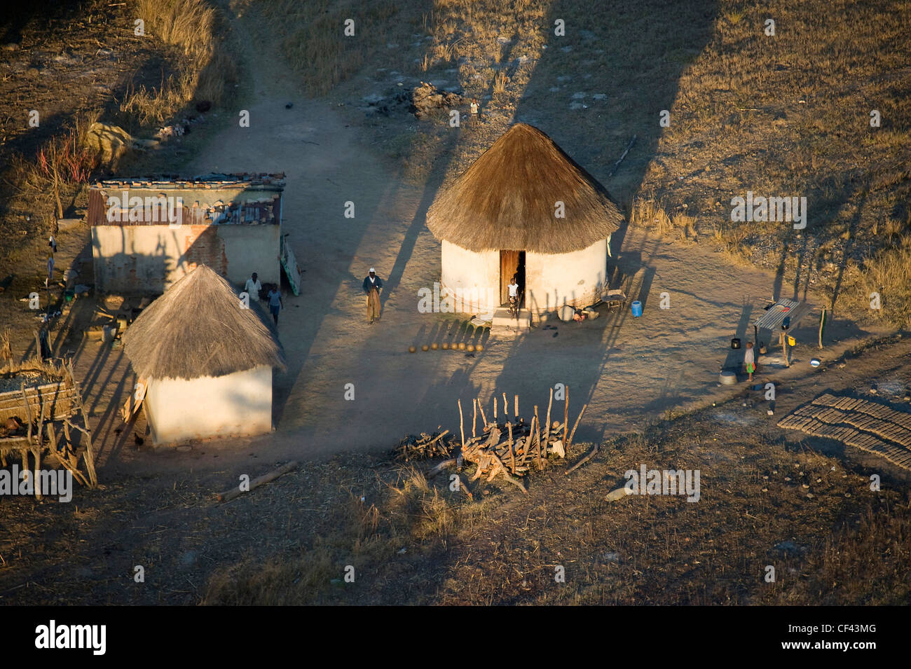 Aerial views of rural areas in Zimbabwe Stock Photo - Alamy