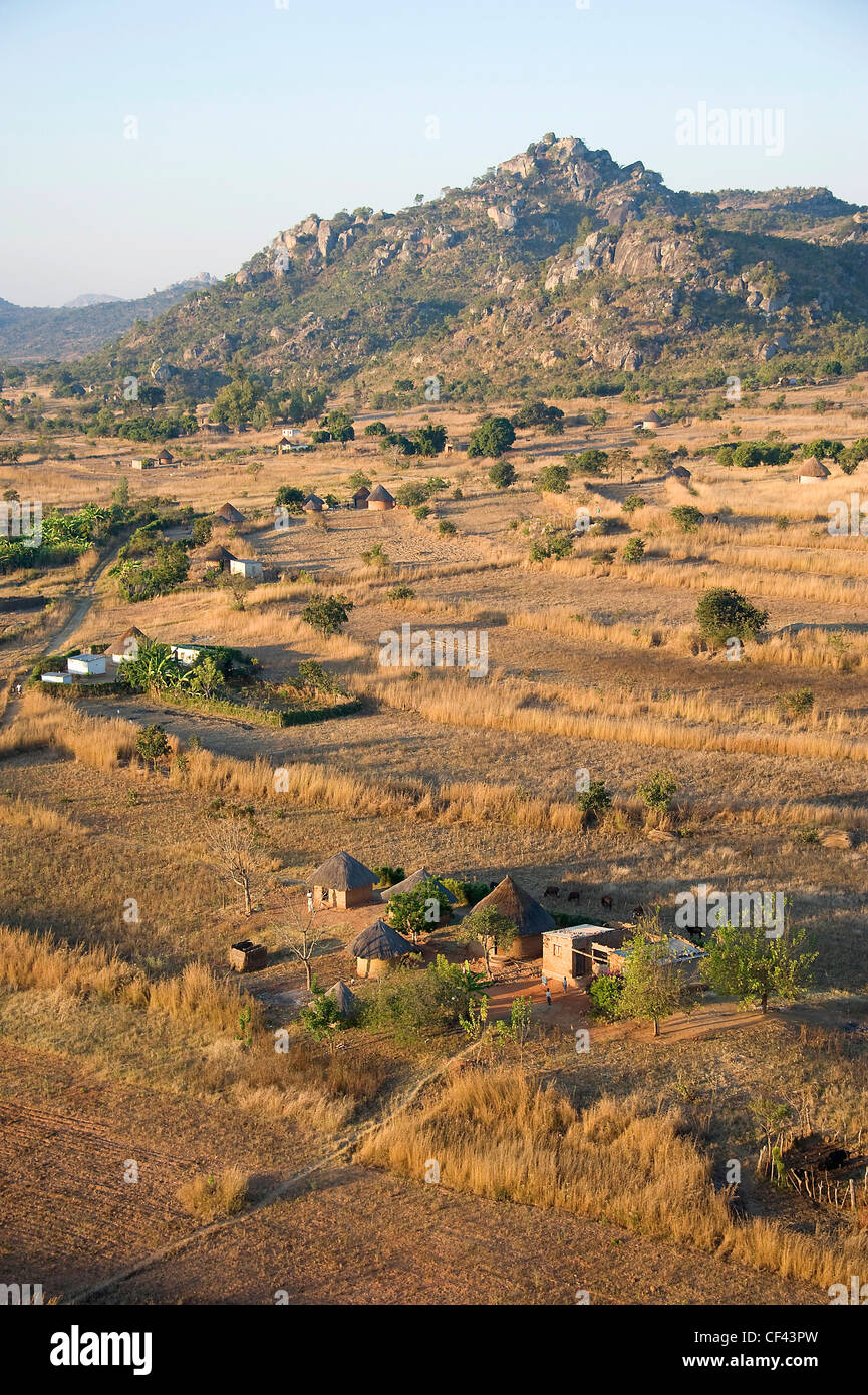 Aerial images of rural areas in Zimbabwe Stock Photo - Alamy
