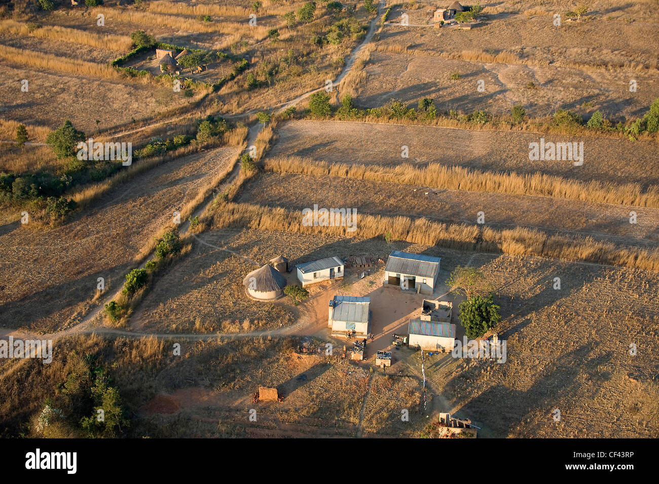 Aerial images of rural areas in Zimbabwe Stock Photo - Alamy