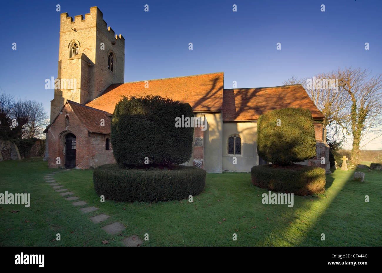 Borley Church, purported to be the most haunted in Britain Stock Photo ...