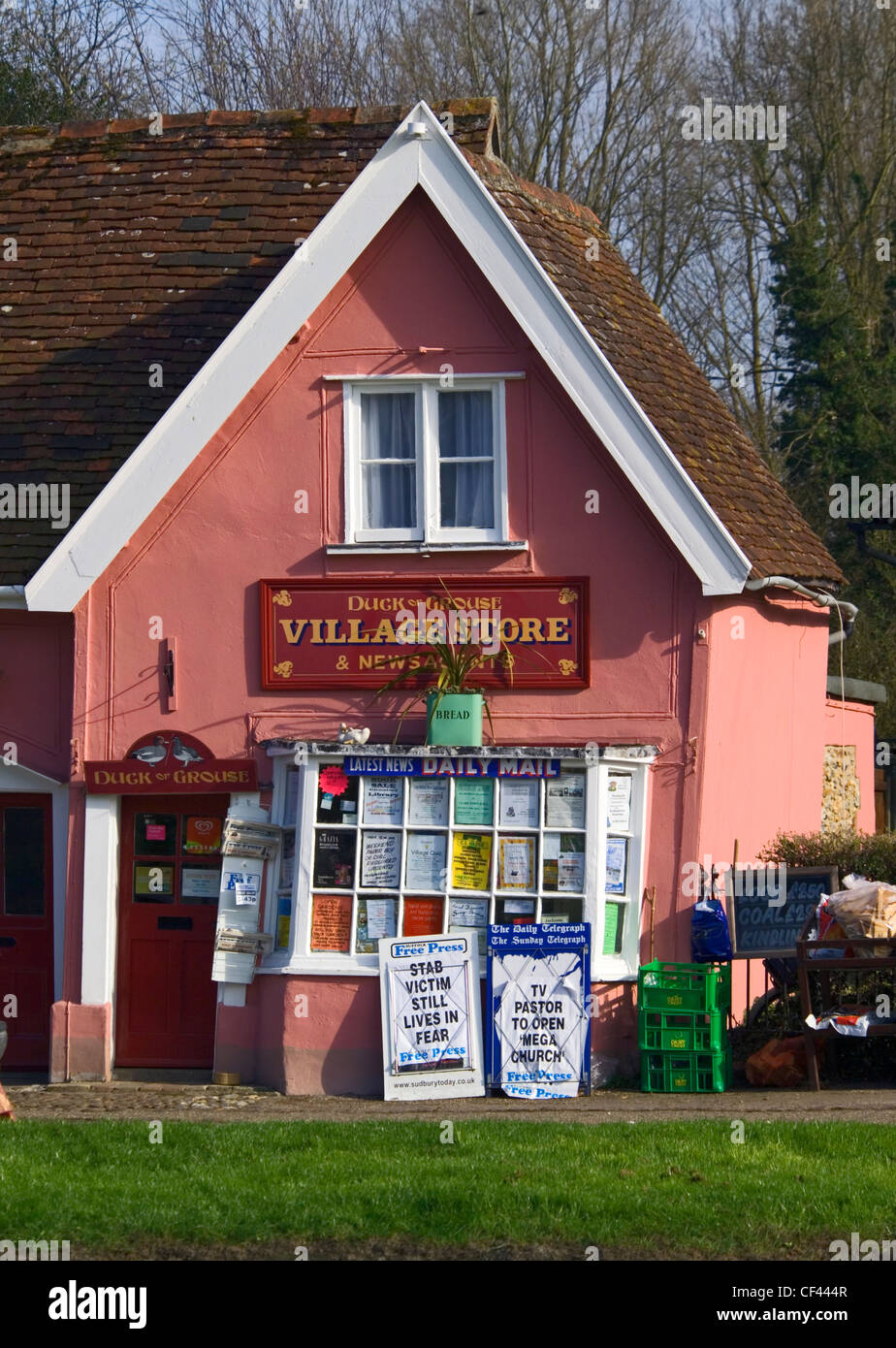 Exterior of a village store Stock Photo - Alamy