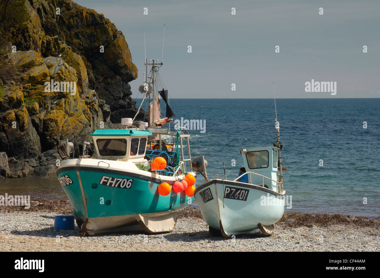 Cornish Trawlers High Resolution Stock Photography and Images - Alamy