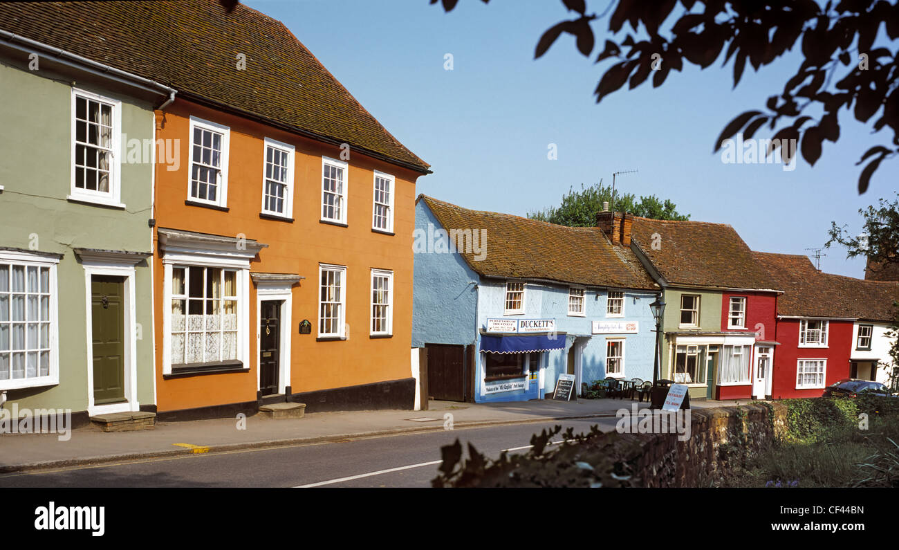 A view down the main street in Thaxted Stock Photo - Alamy