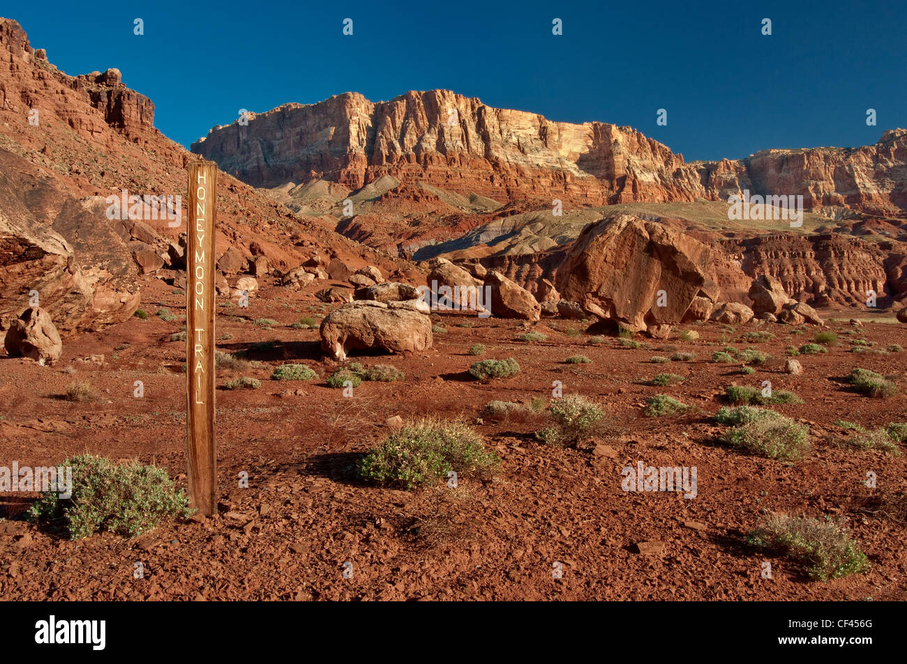 Paria Plateau escarpment at Vermilion Cliffs National Monument, Arizona ...