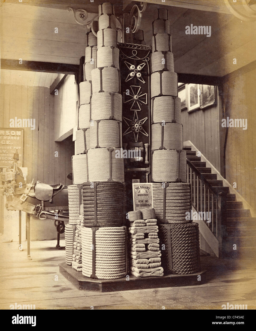 Rope display, South Staffordshire Industrial and Fine Art Exhibition ...