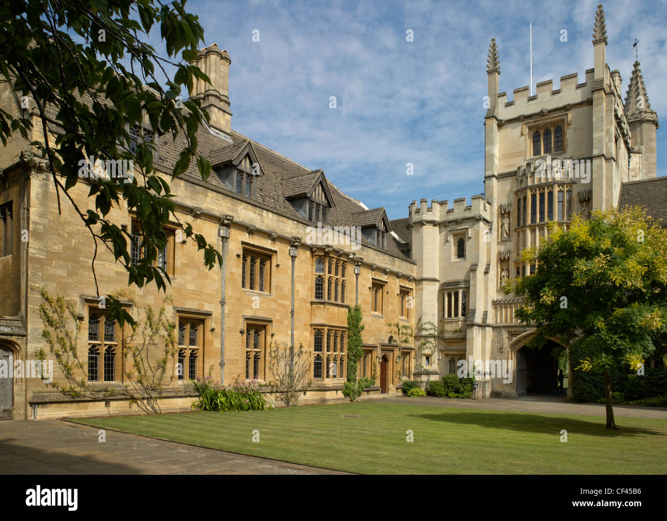 Exterior of Magdalen College. Magdalen College was founded as Magdalen ...