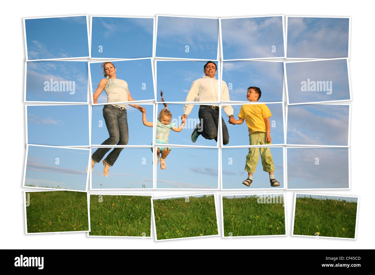 Happy jumping nature Cut Out Stock Images & Pictures - Alamy