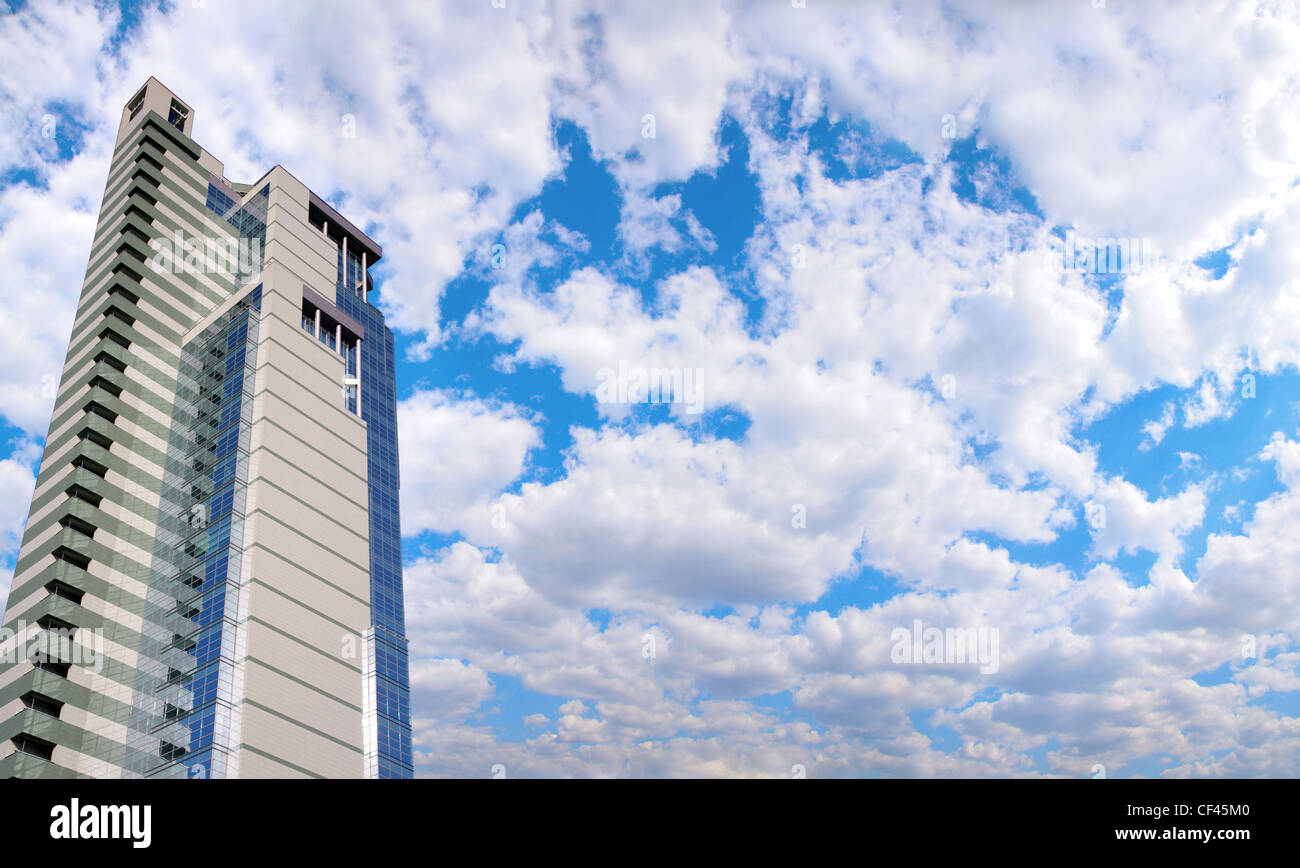 office building and panorama of sky Stock Photo - Alamy