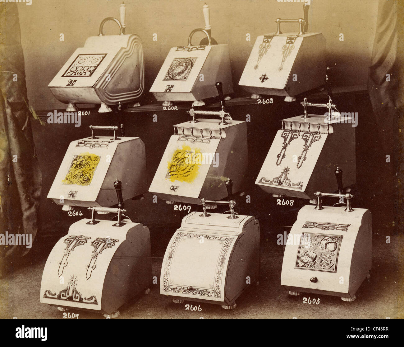 Scuttle display, South Staffordshire Industrial and Fine Art Exhibition ...