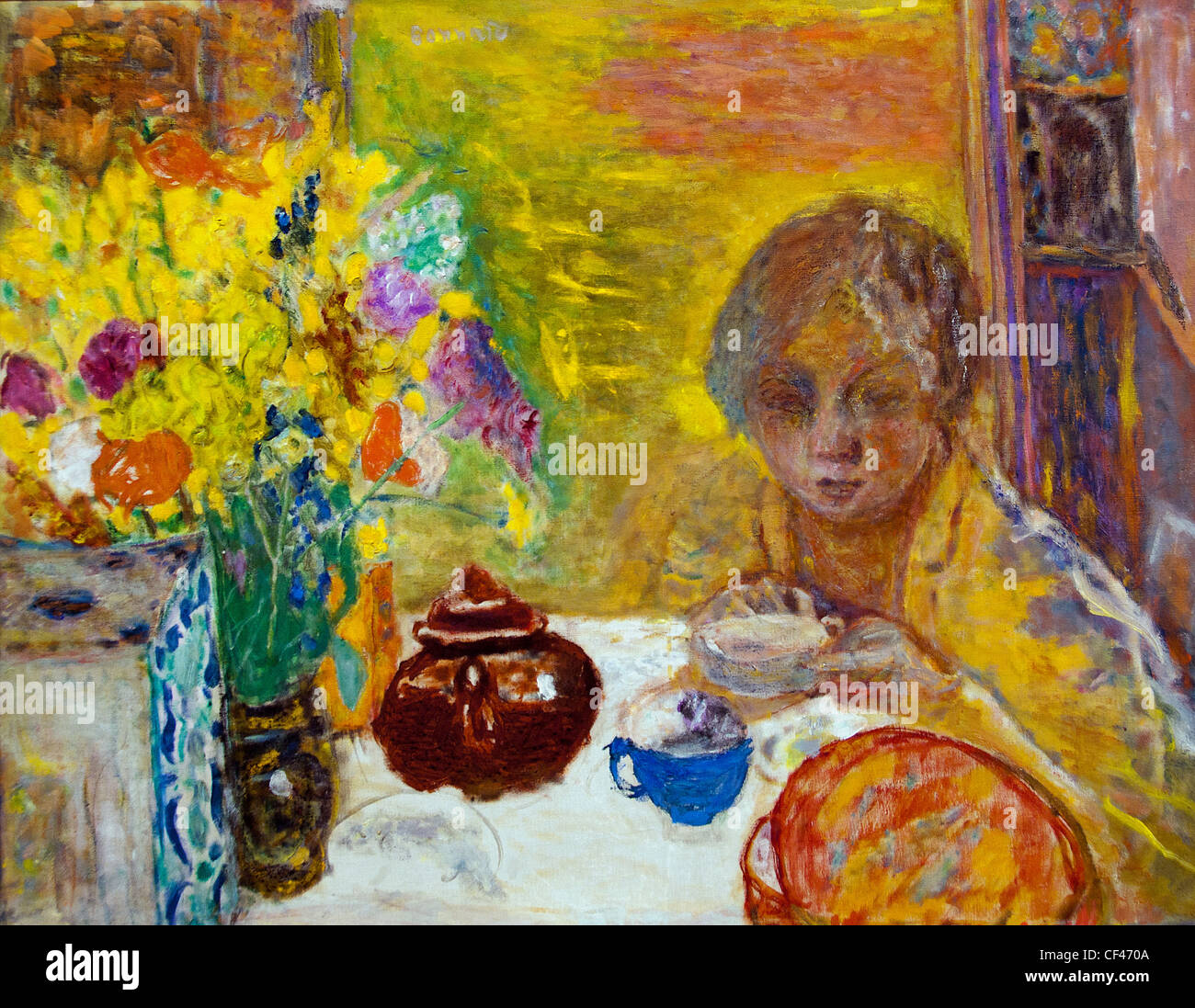 Le Dejeuner Breakfast 1932 Pierre Bonnard Painter France French Stock ...