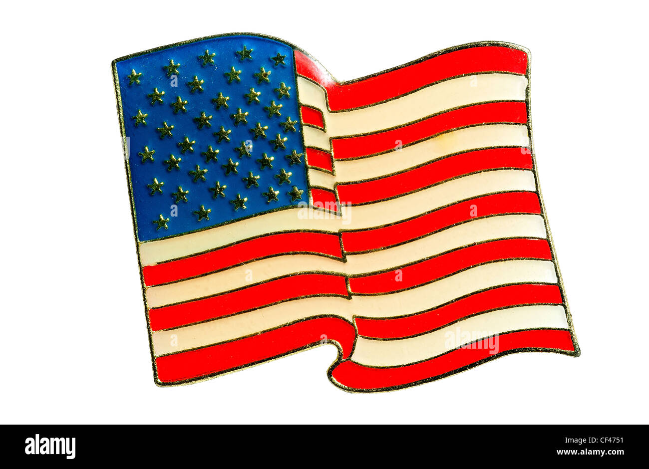American Flag lapel pin Stock Photo - Alamy