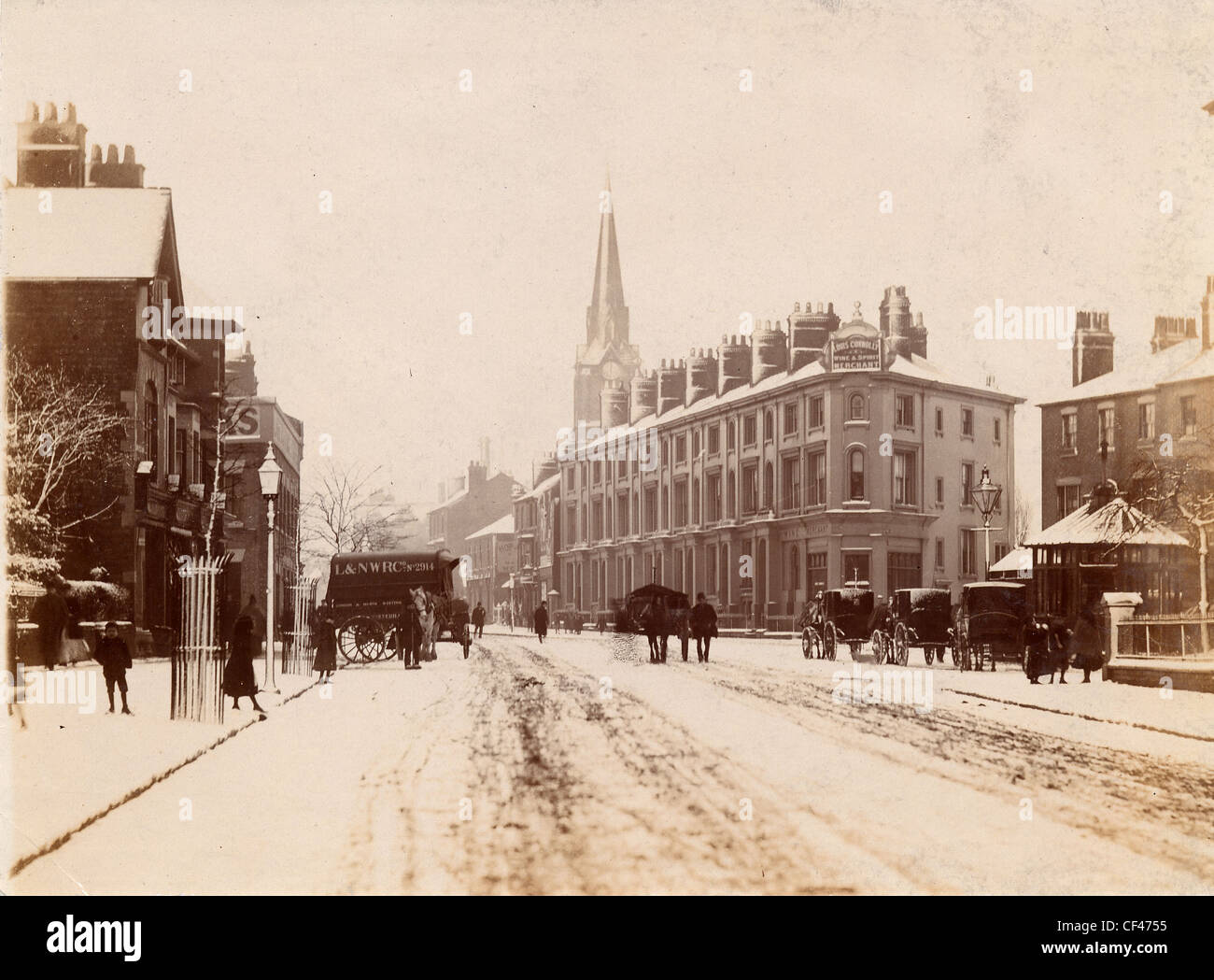 Chapel ash in snow wolverhampton hi-res stock photography and images ...
