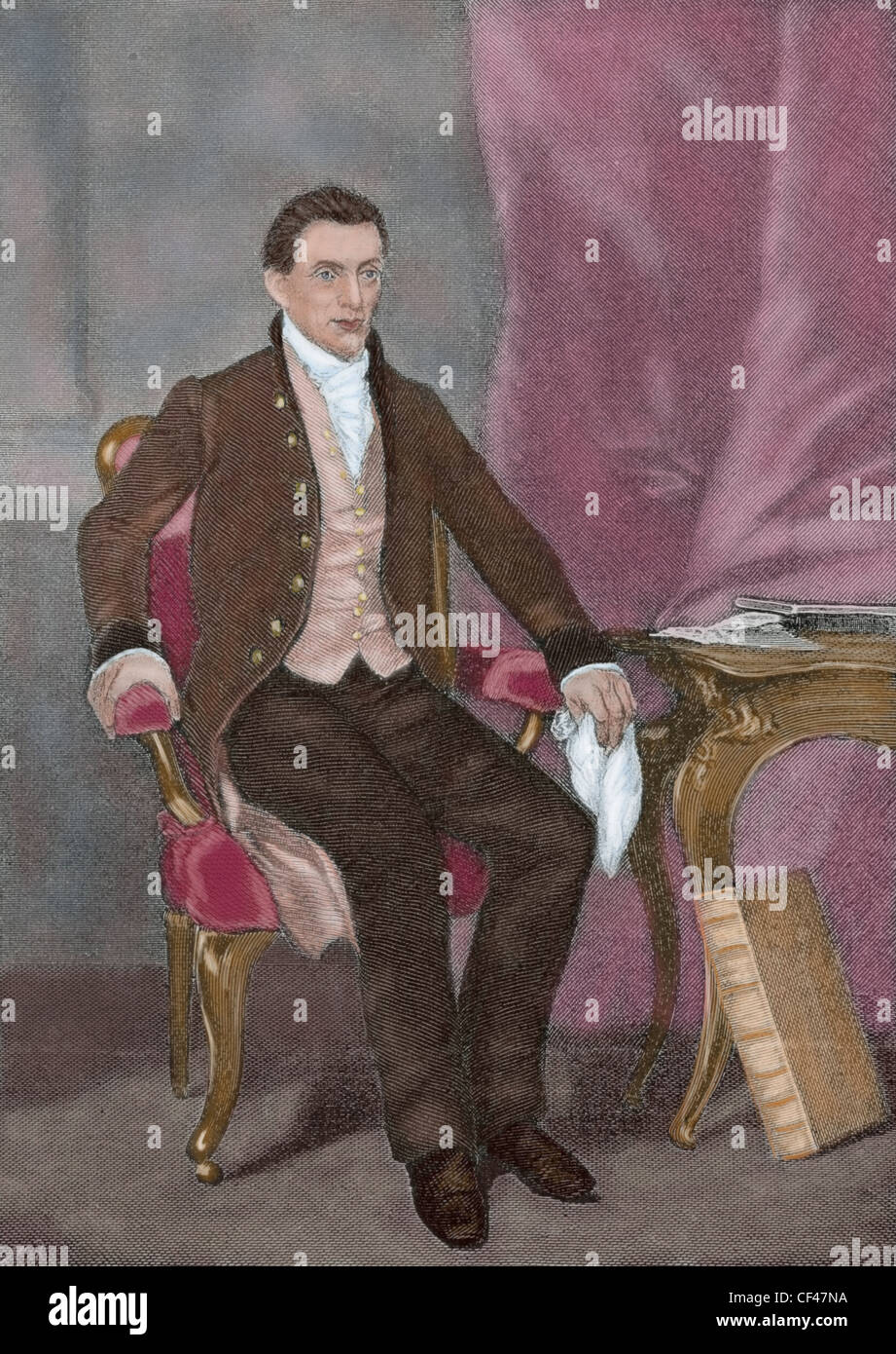 James Monroe (1758-1831). Fifth President of the United States (1817 ...