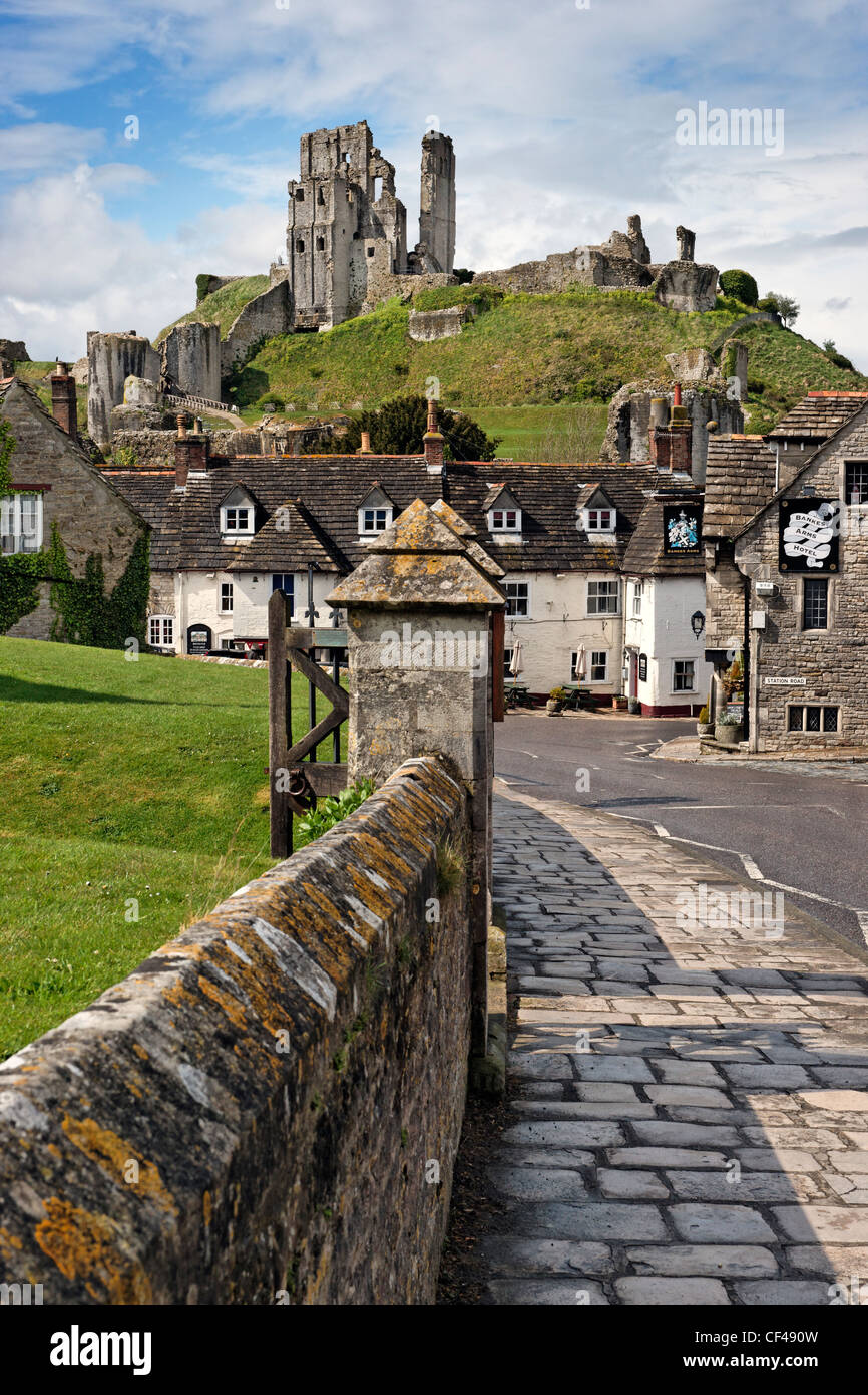 Medieval Village With Castle