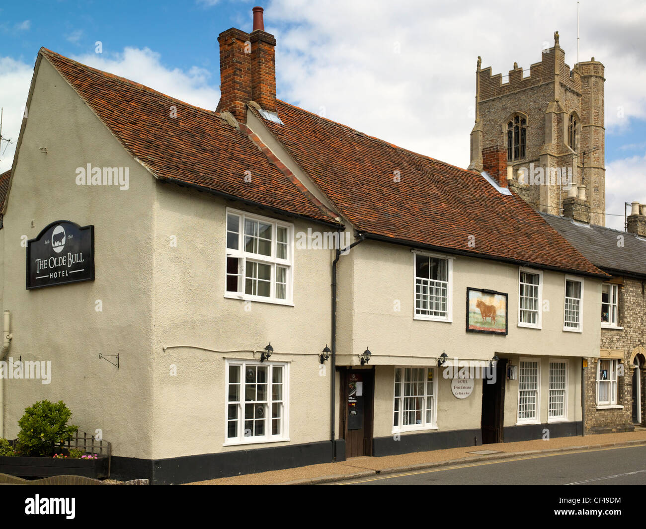 The Olde Bull Hotel in a 16th century Grade l listed old coaching inn ...