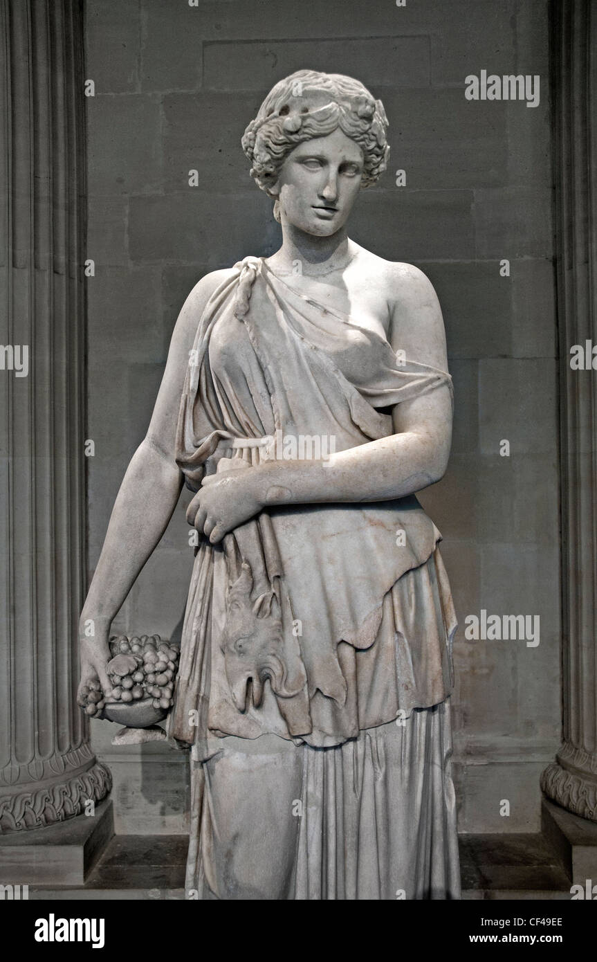 Menade Bacchante Roman 1 Cent AD Dionysus Stock Photo - Alamy