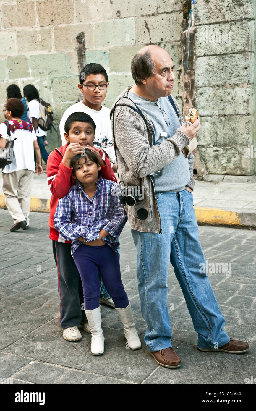 Mexican Father And Teenage Son
