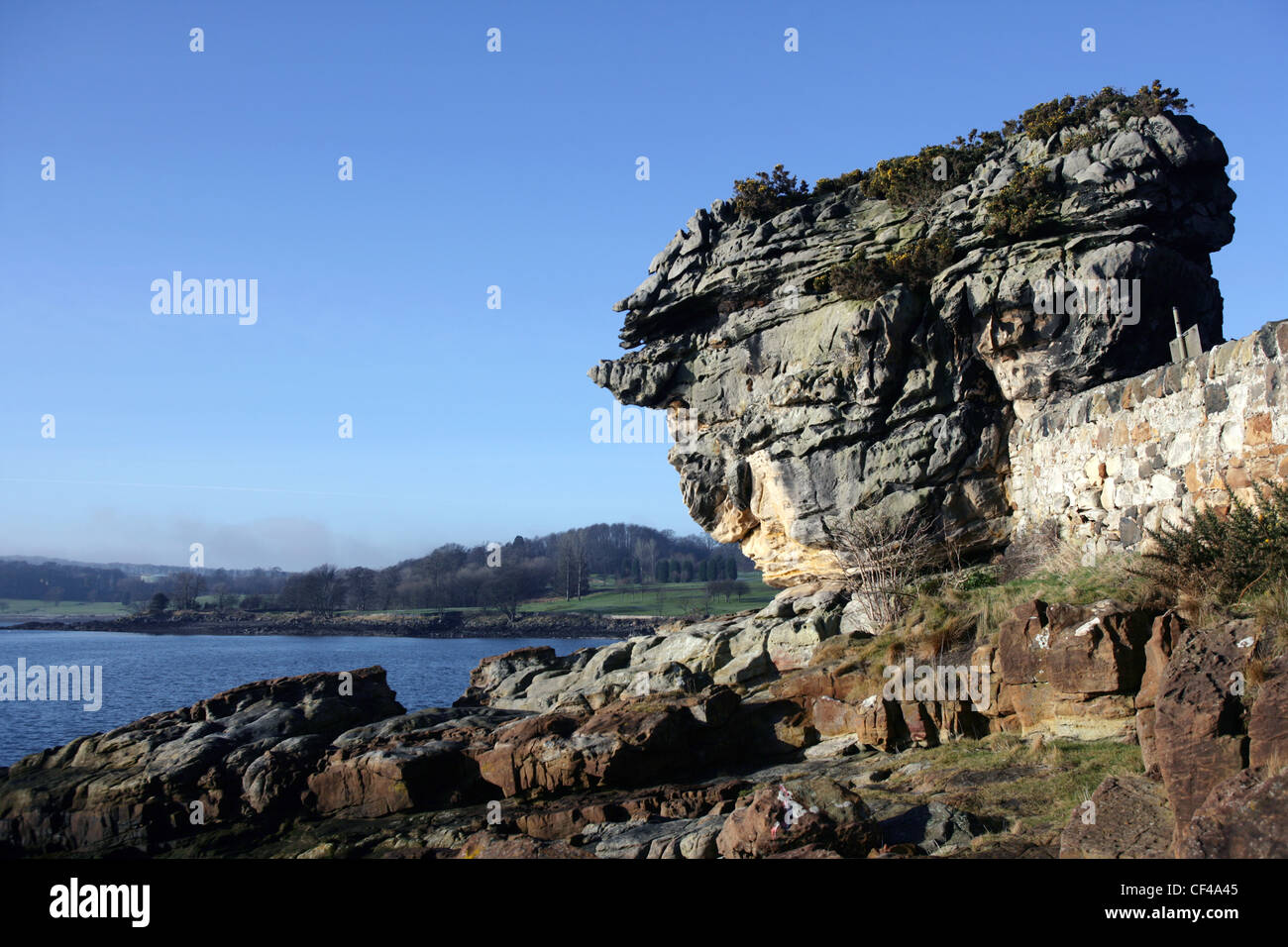 Bell rock near Aberdour Fife Scotland Stock Photo - Alamy