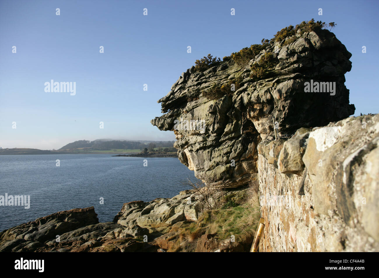 Bell rock near Aberdour Fife Scotland Stock Photo - Alamy