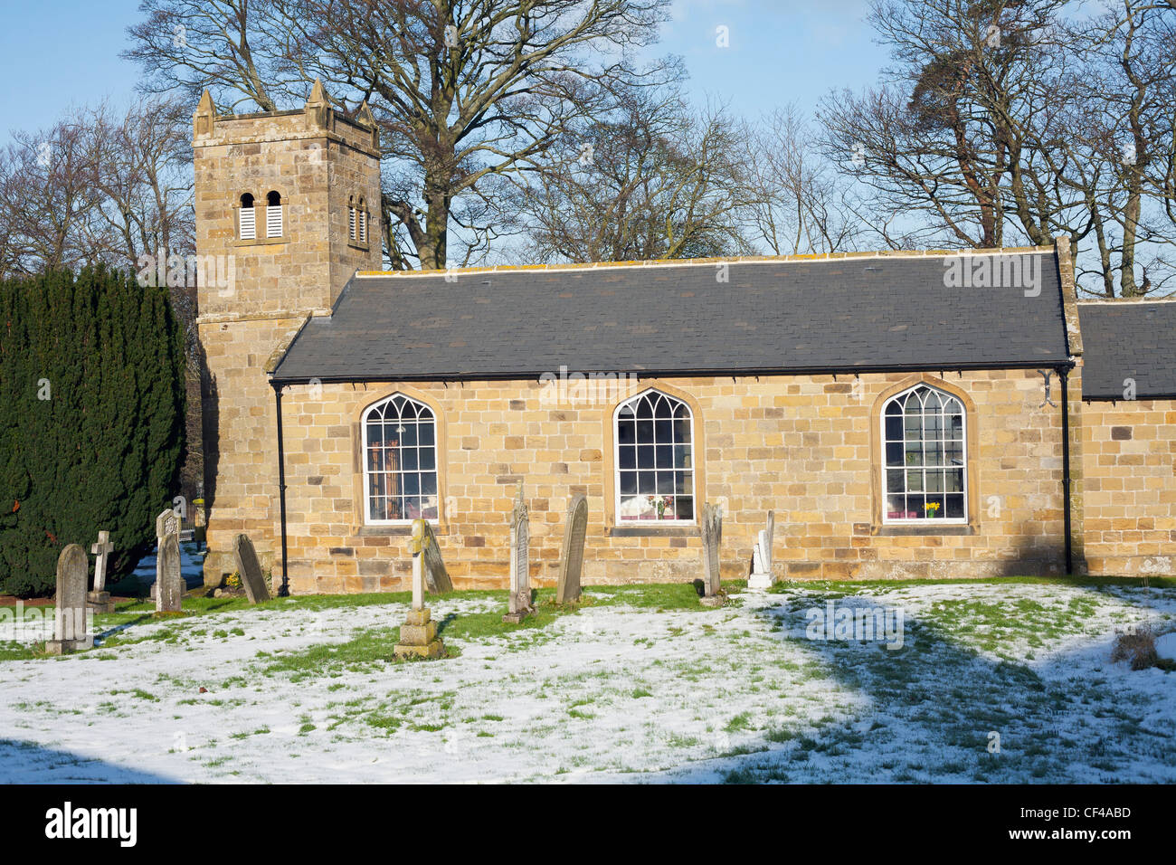 All Saints Church, Ingleby, Yorkshire Stock Photo - Alamy