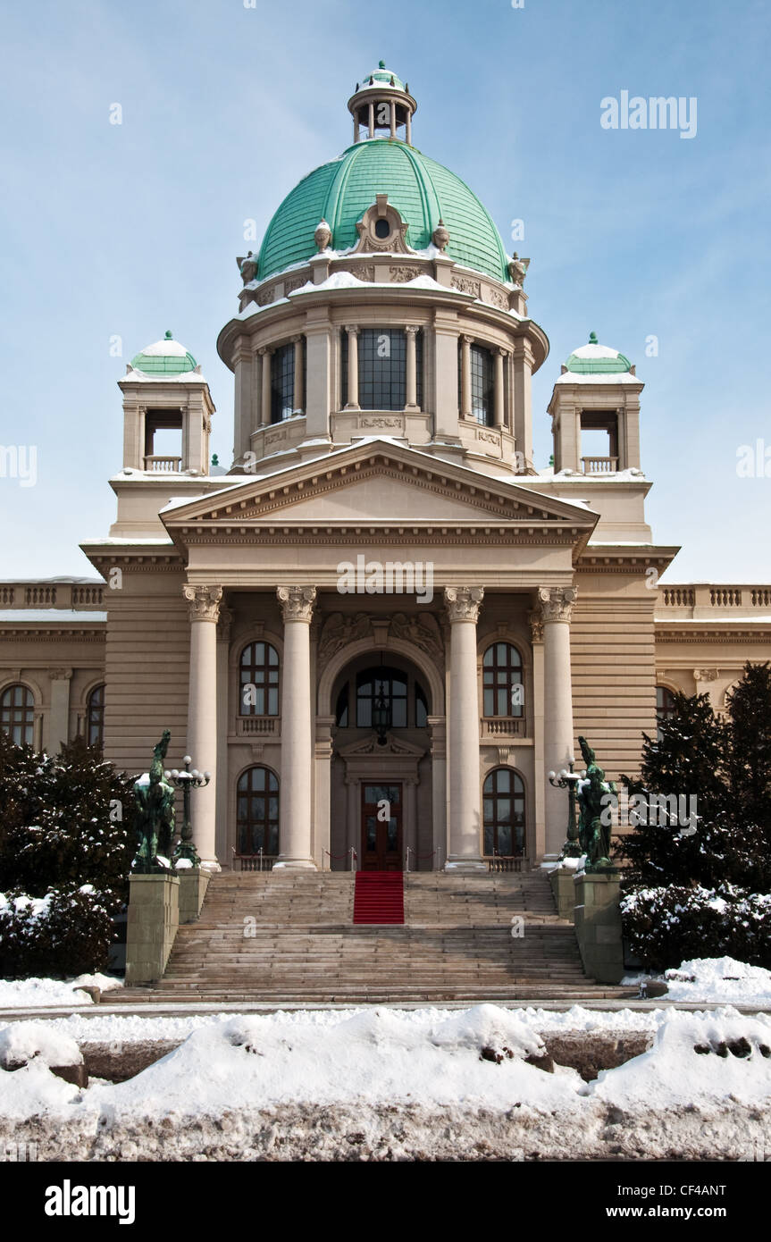 Belgrade palace assembly hi-res stock photography and images - Alamy