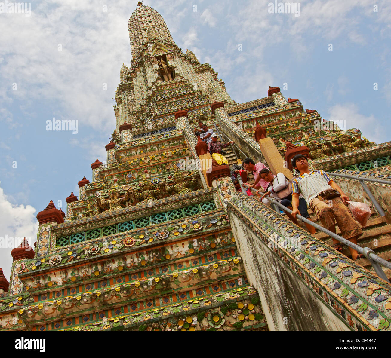 Stairs up to temple hi-res stock photography and images - Alamy