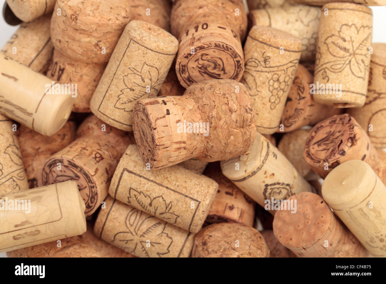 photo of wine corks closeup Stock Photo - Alamy