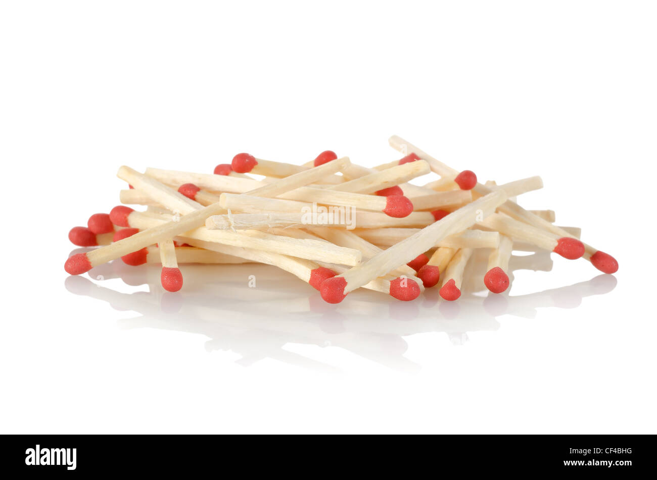 Group match sticks isolated on Cut Out Stock Images & Pictures - Alamy