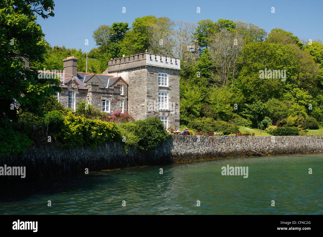 Hotel And Castle; Castletownshend County Cork Ireland Stock Photo - Alamy