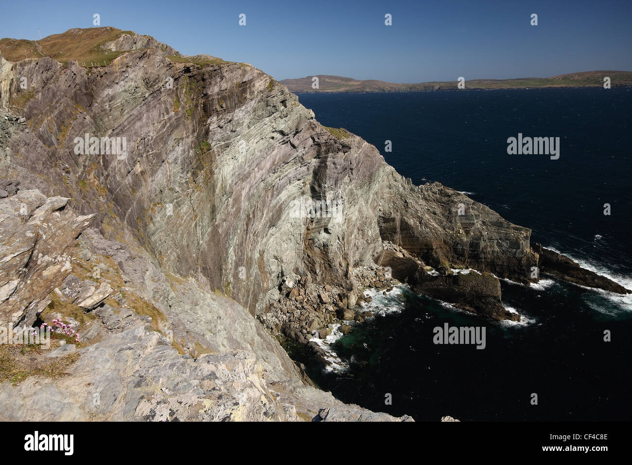 Cliffs And Coastline On The Sheep's Head Peninsula; County Cork Ireland ...