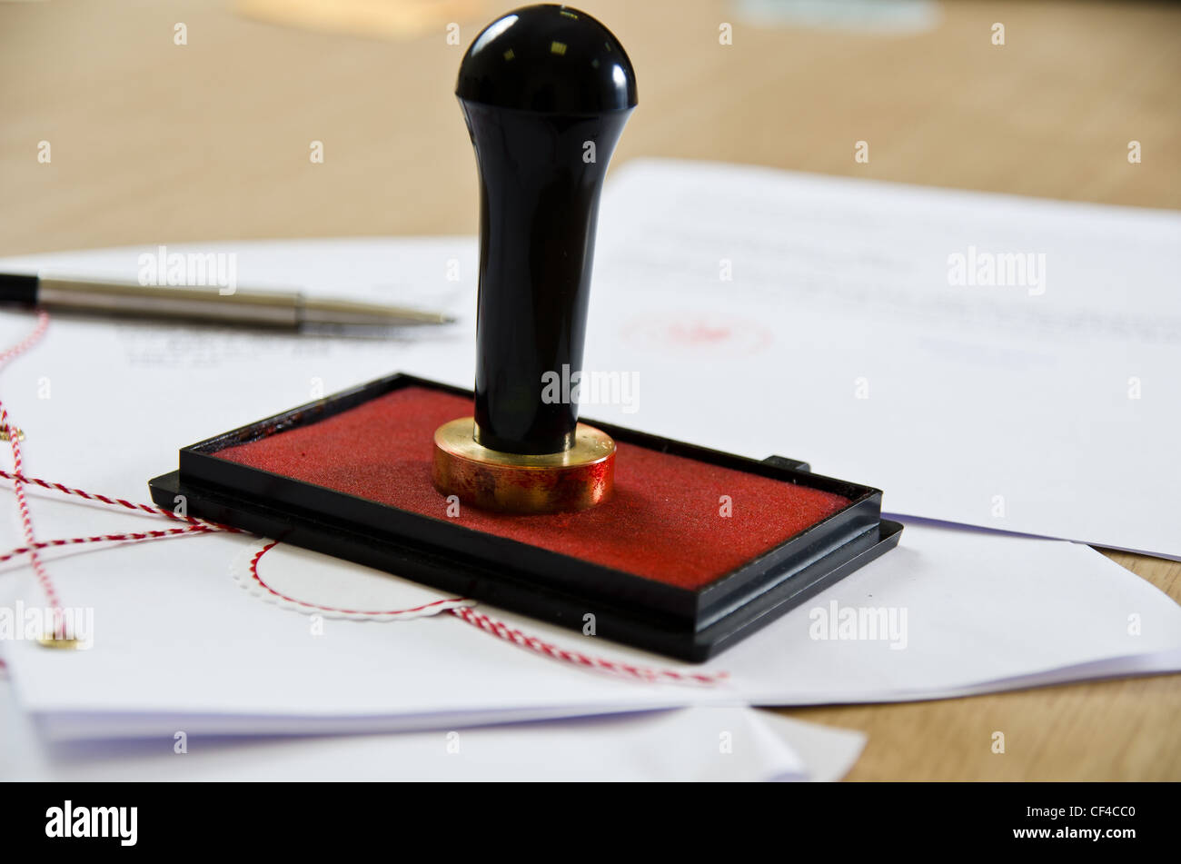 Signature stamp hi-res stock photography and images - Alamy