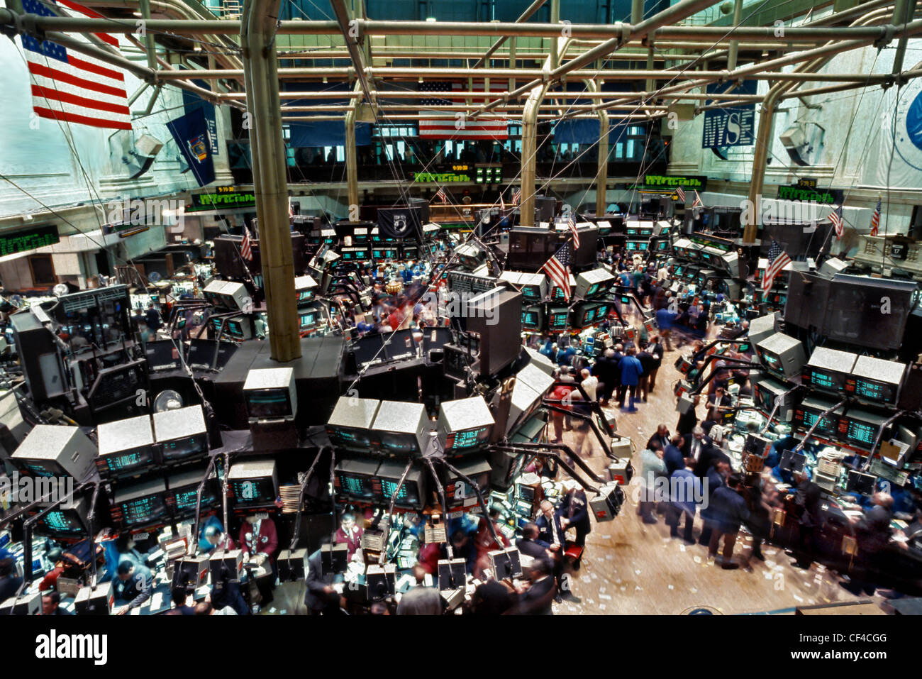 Ny stock exchange 1980s hi-res stock photography and images - Alamy