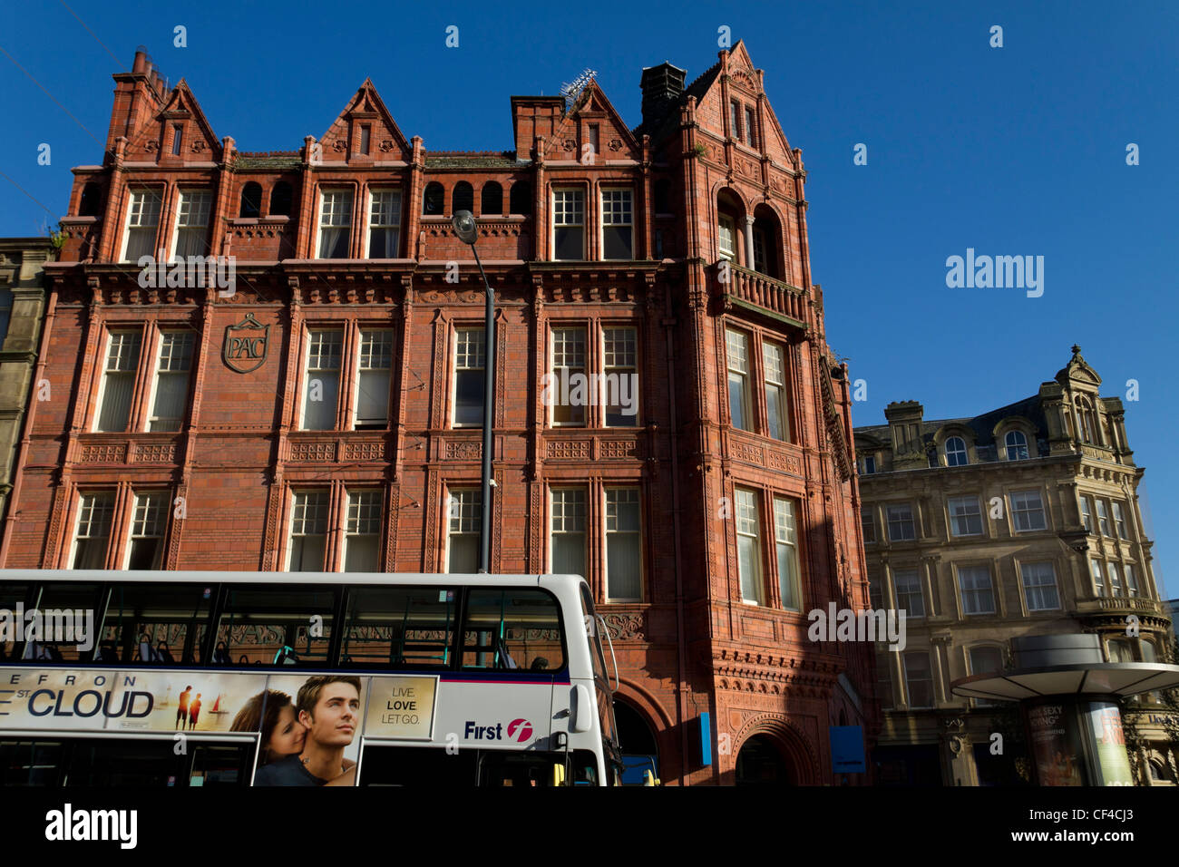 Victorian buildings in Bradford city centre. The Prudential Assurance ...