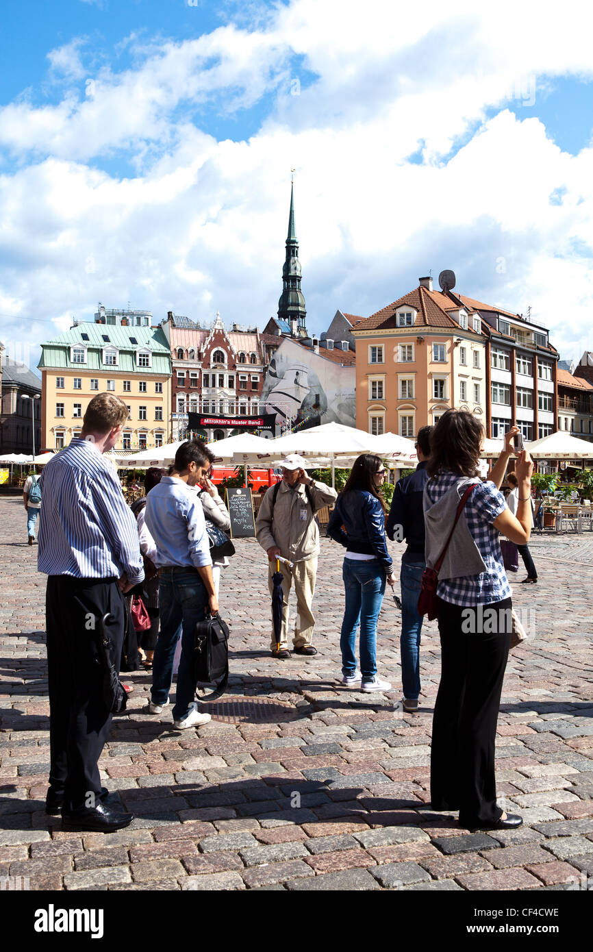 Horizontal eastern europe capital cities riga latvia people hi-res ...
