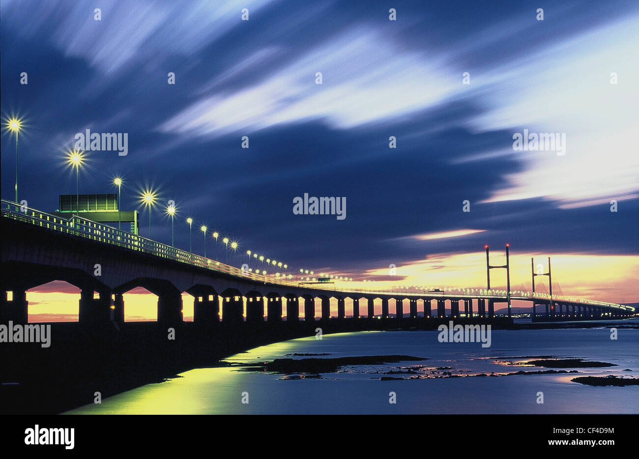 The Second Severn Crossing over the River Severn between England and ...