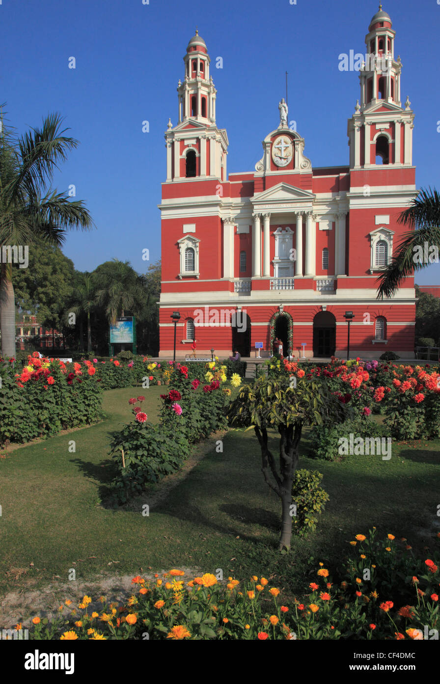 India, Delhi, Sacred Heart Cathedral Stock Photo - Alamy