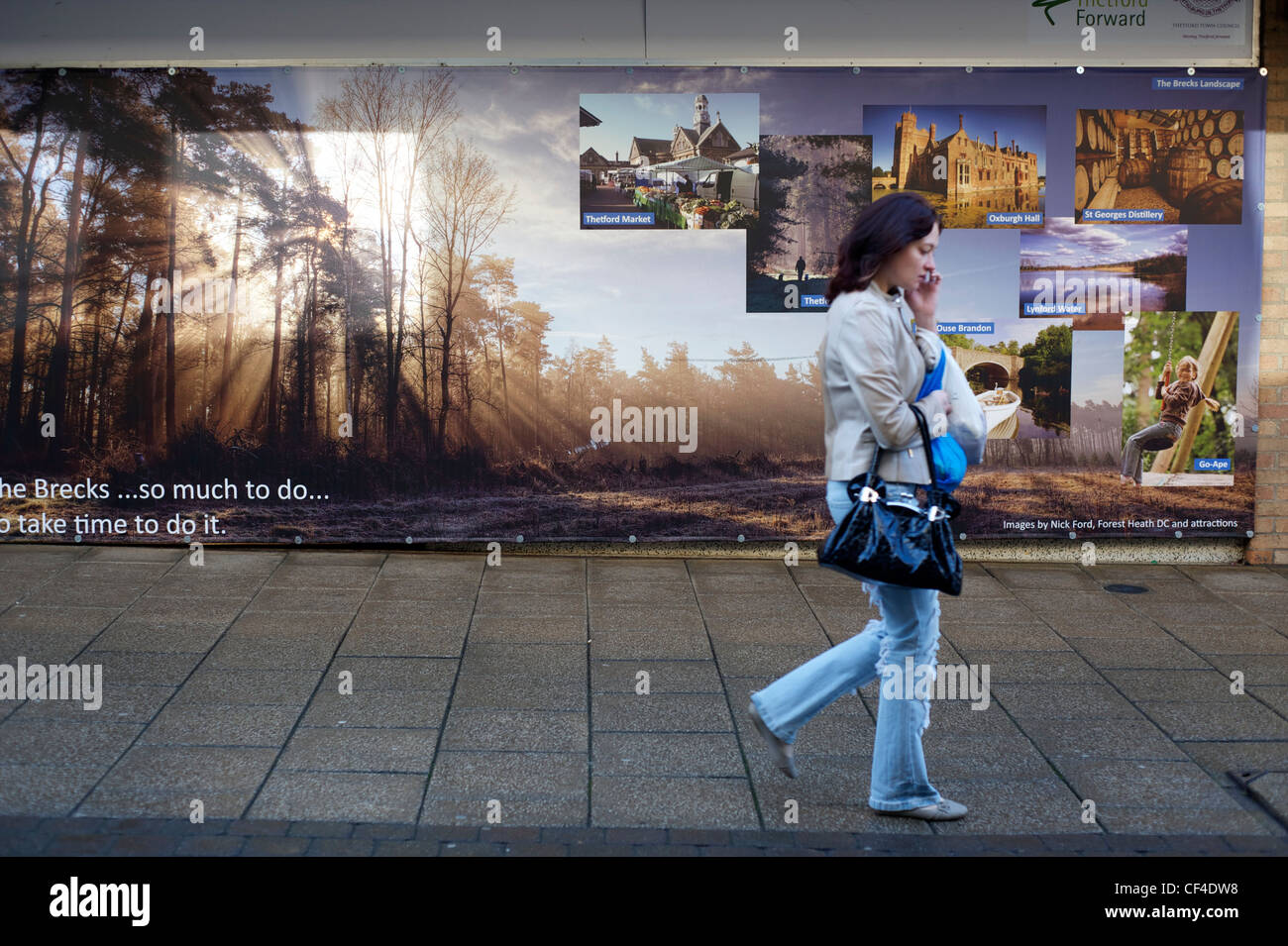 Thetford Town Centre Stock Photo - Alamy