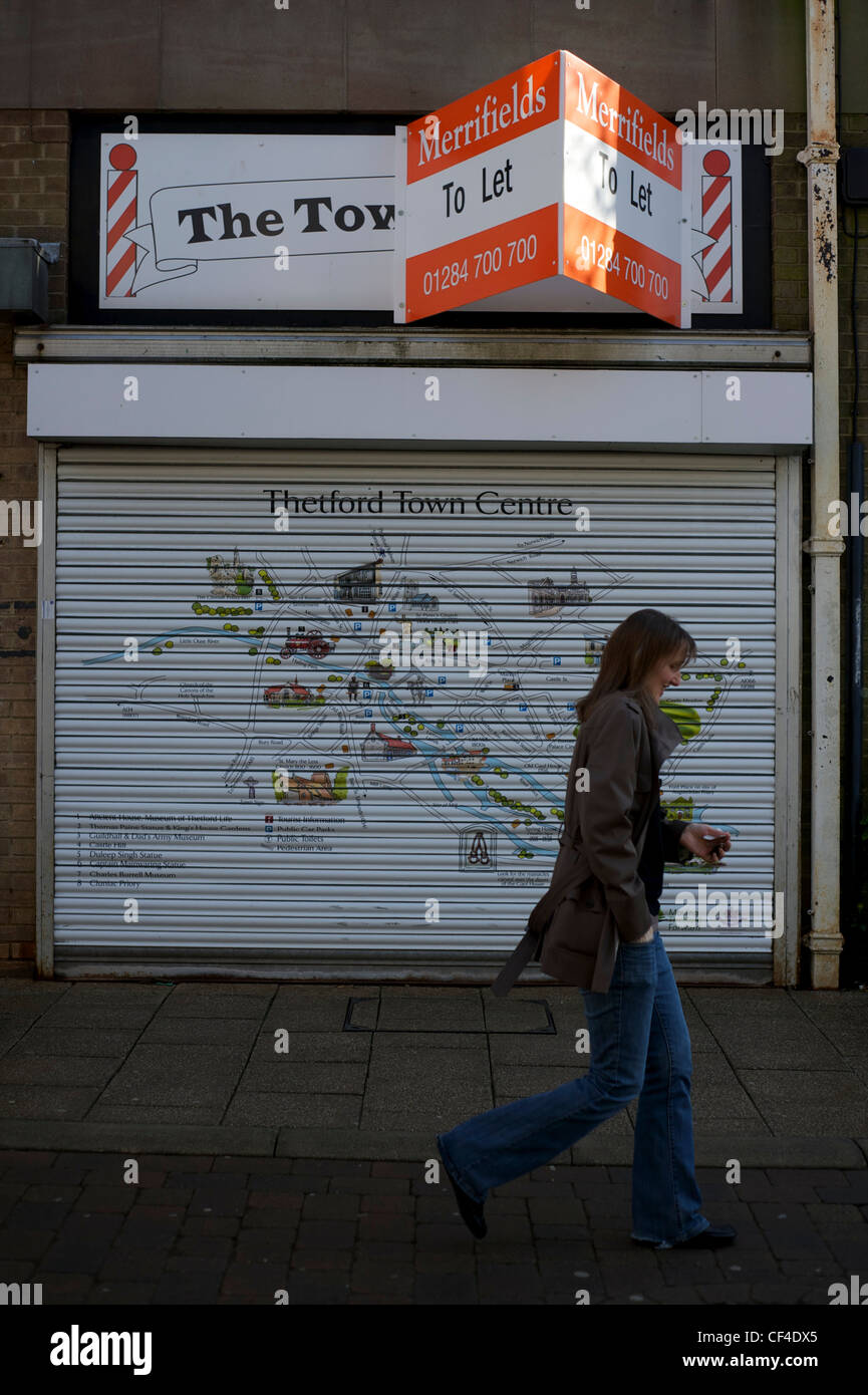Thetford Town Centre Stock Photo - Alamy
