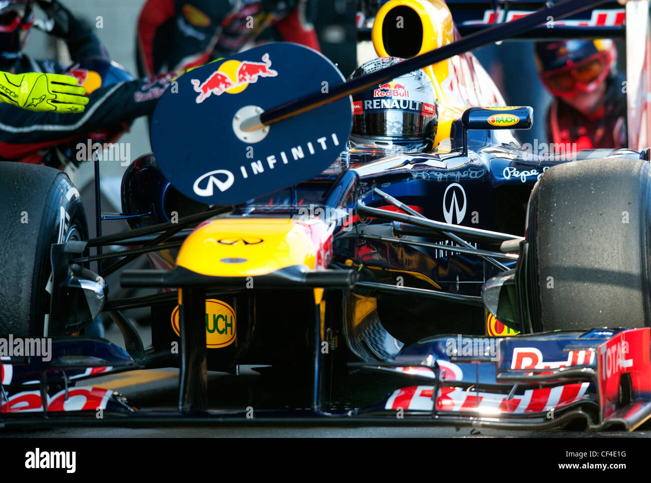 Sebastian Vettel (GER), Red Bull Racing-Renault RB8, racecar during ...