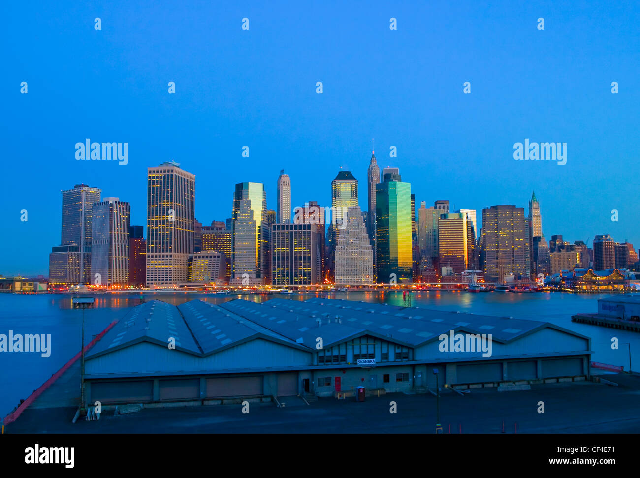 New York City Skyline From The Brooklyn Promenade; New York City New ...
