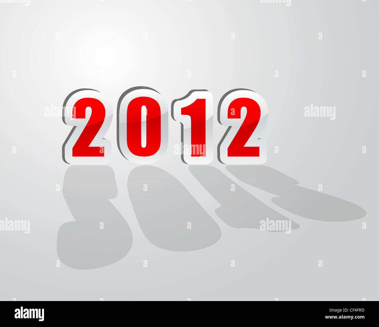 vector illustrations of new year greetings for 2012 Stock Photo - Alamy