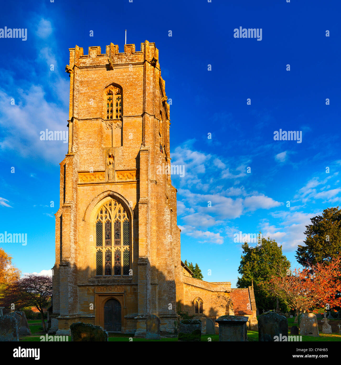 St Michael's Church in Shepton Beauchamp. The church is built of local ...