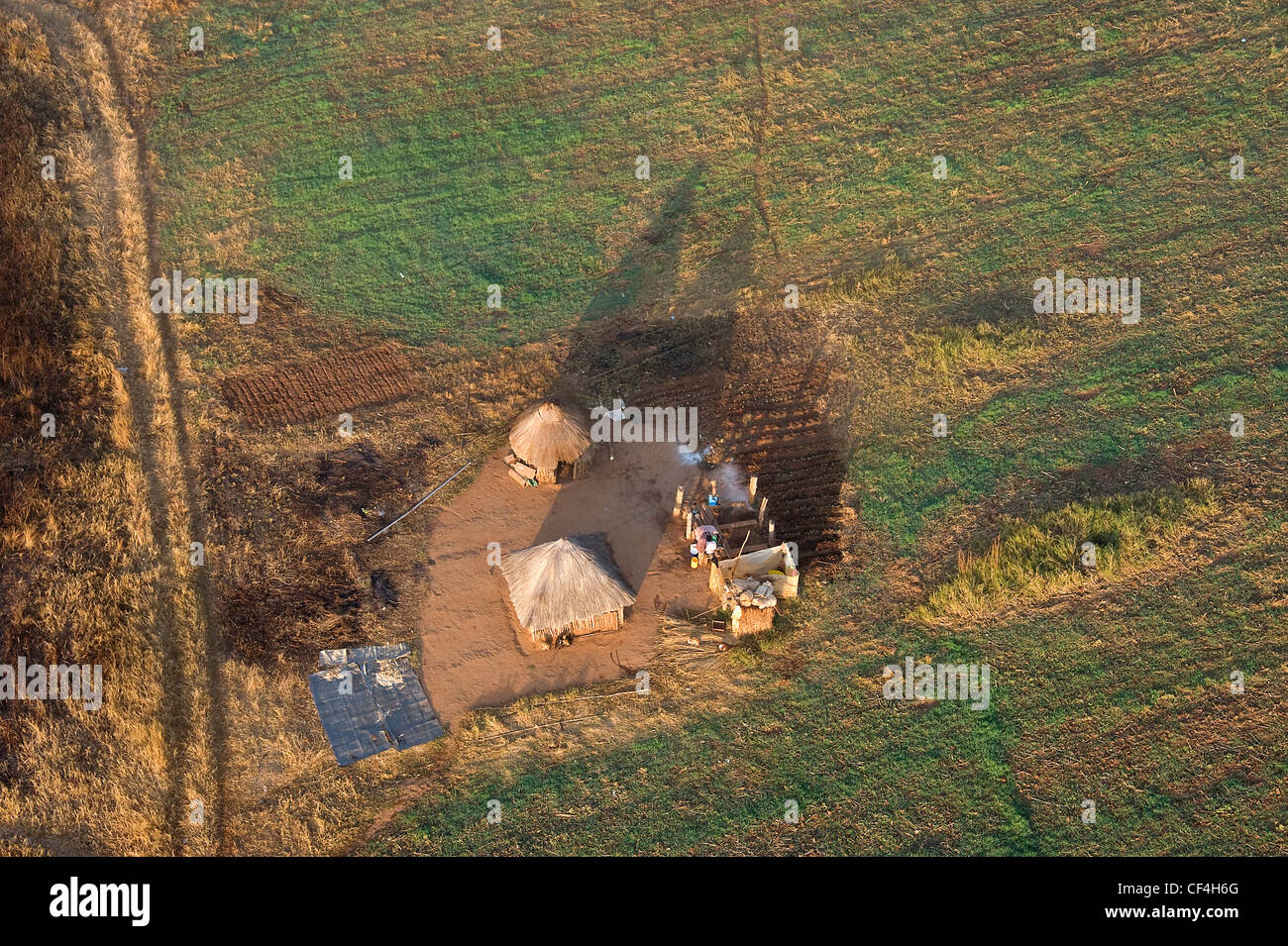 Aerial images of rural areas in Zimbabwe Stock Photo - Alamy