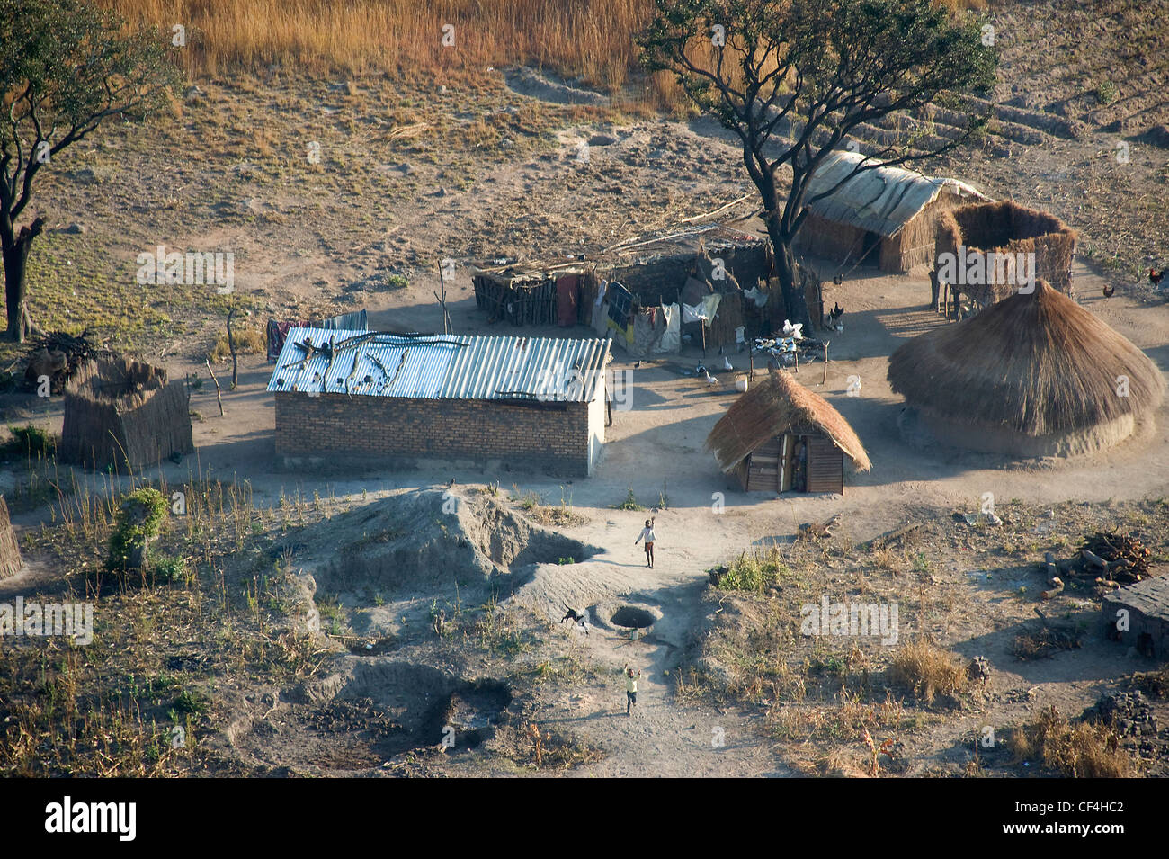 Aerial views of rural areas in Zimbabwe Stock Photo - Alamy