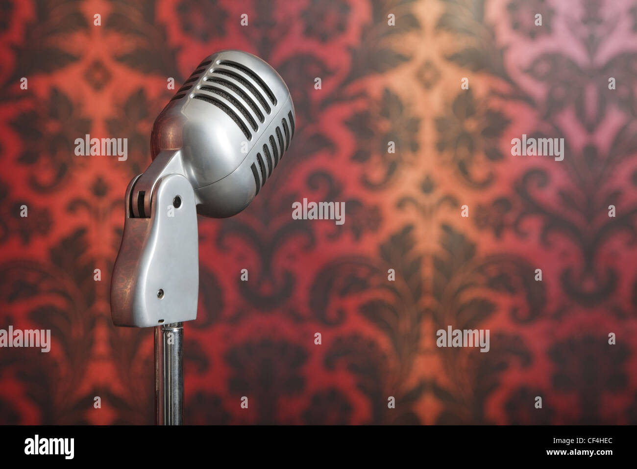 Vintage Microphone Wallpaper