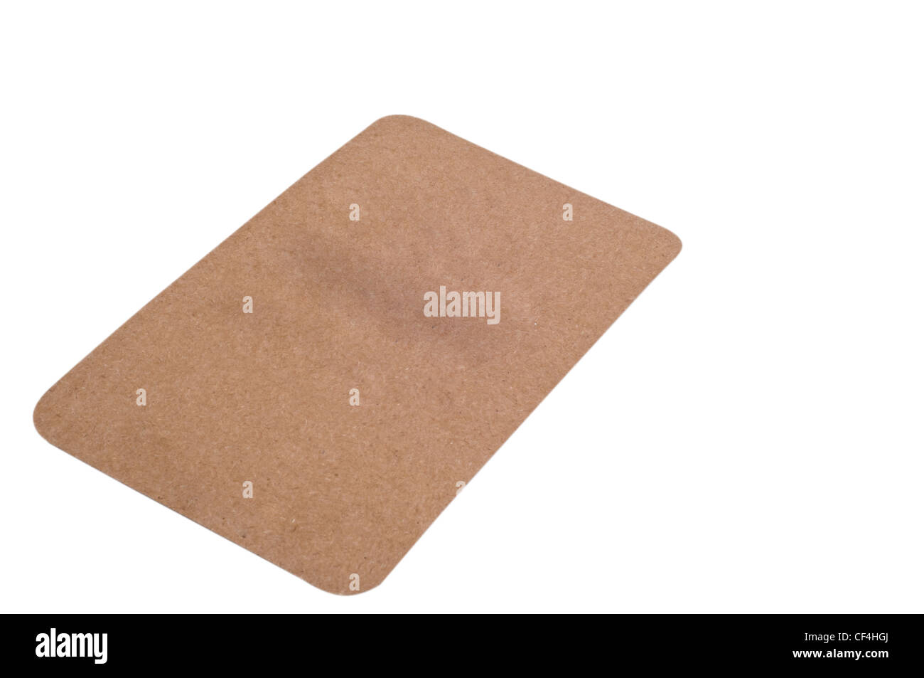 Brown Recycling paper on isolated white background Stock Photo - Alamy