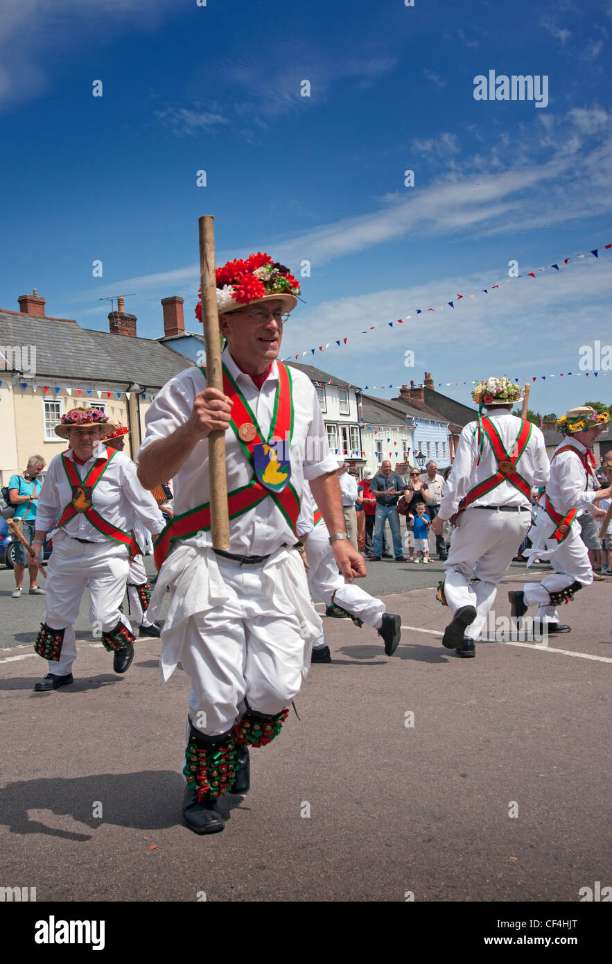 Morris Dancing at the Centenary Morris Dancing Festival in Thaxted ...