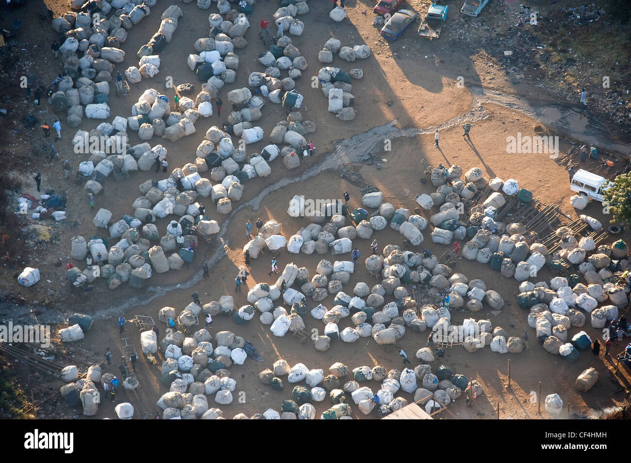 Aerial views of high density urban areas in Zimbabwe Stock Photo - Alamy