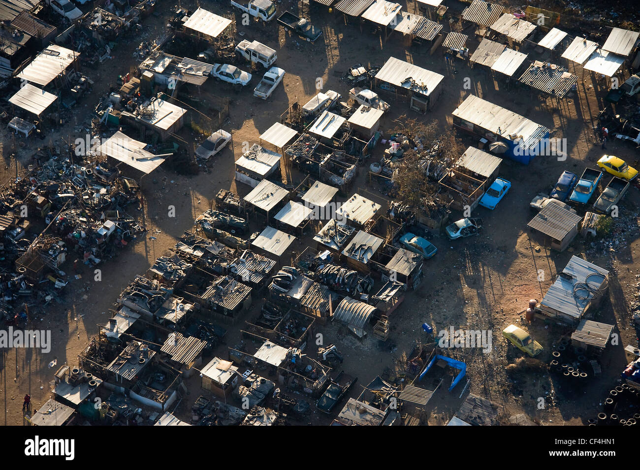 Aerial views of high density urban areas in Zimbabwe Stock Photo - Alamy